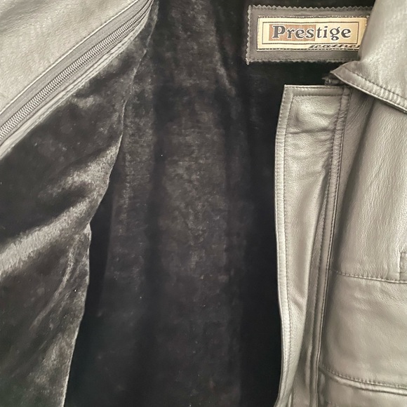 prestige | Jackets & Coats | Black Leather Motor Jacket | Poshmark